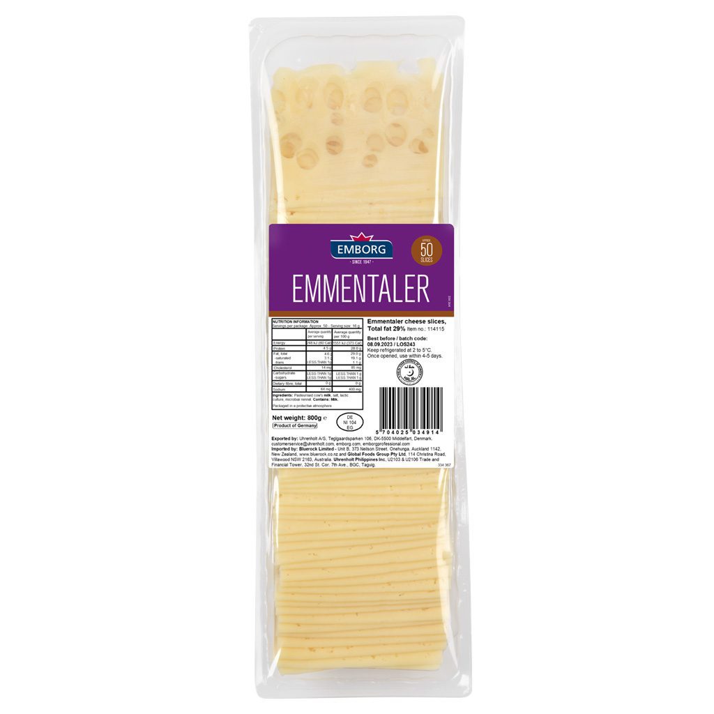 Goodfood Group Emmentaler Natural Slices