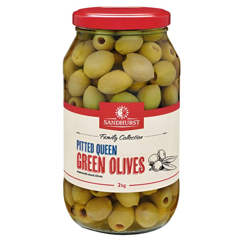 Goodfood Group Pitted Queen Green Olives